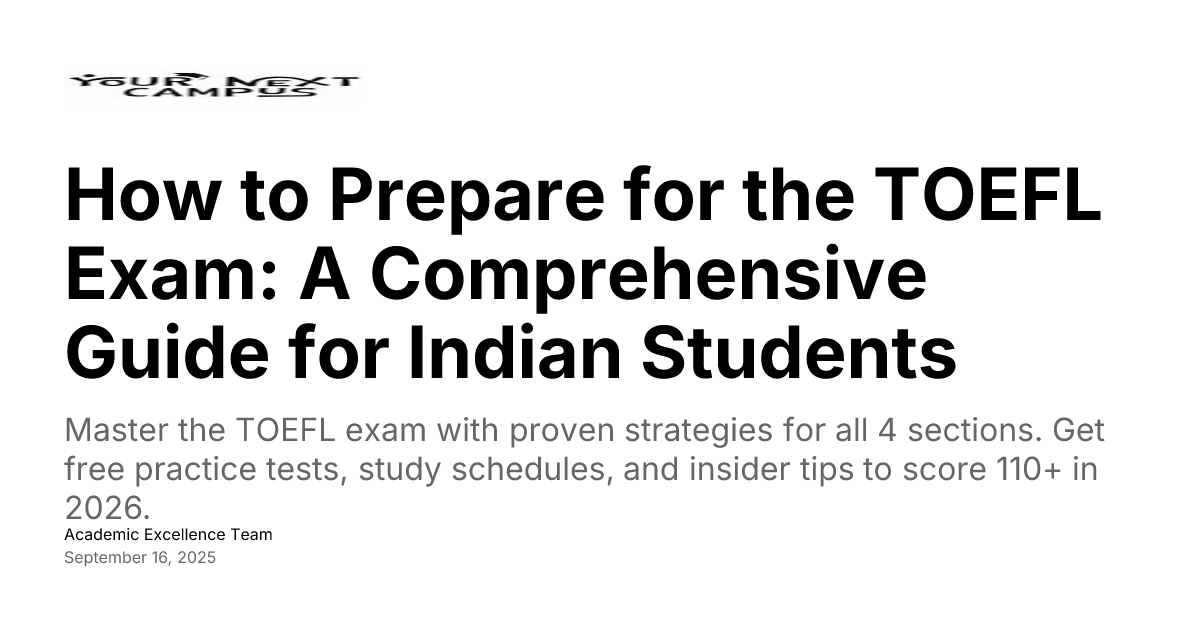 TOEFL Prep Guide 2026: Score 110+ With Expert Tips